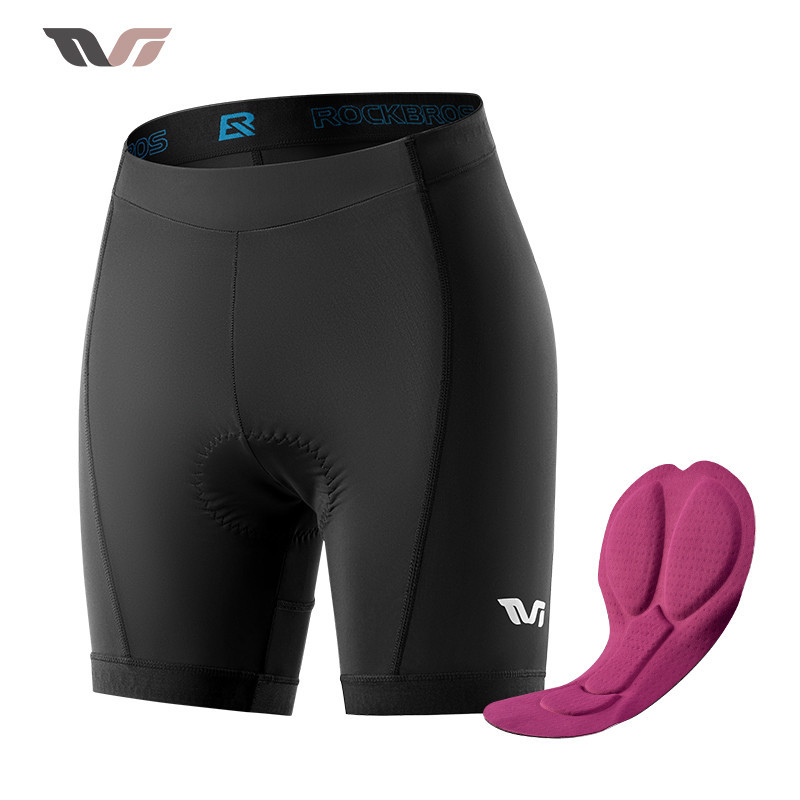 【TVI】ROCKBROS Women Cycling Shorts High Elasticity Lightweight Dual layer Sponge | Shopee ...