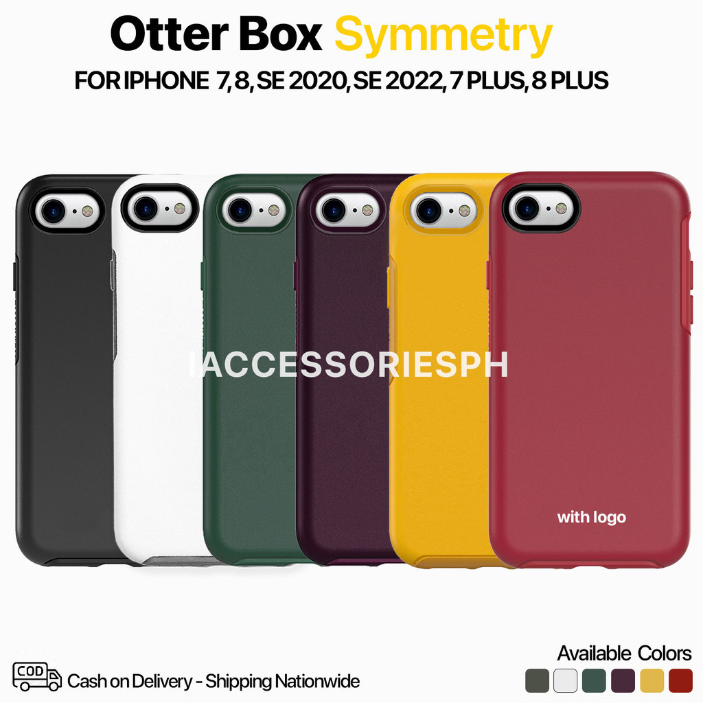 OtterBox Symmetry Case for iPhone 7, 8, SE 2020, SE 2022, 7 Plus, 8 ...