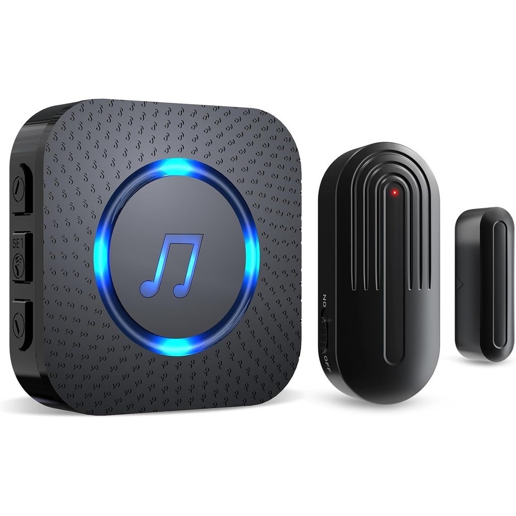 Daytech Door Chime Wireless Door Open Alarm Door Entry Chime With 55 ...