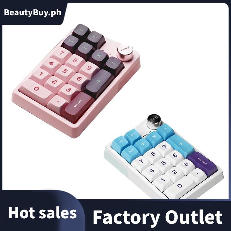 Kzzi K20 Macro Keypad Wireless Numeric Keypad Programming Custom Knob Keyboard Rgb Mini Button