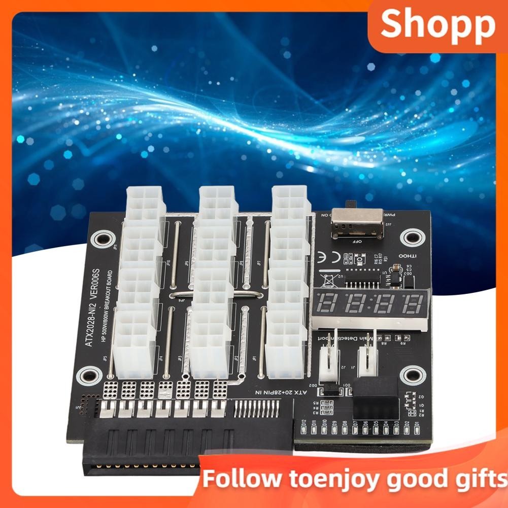 Shopp 12 Port Mining Board Electronic On/off Switch Mining GPU Board ...