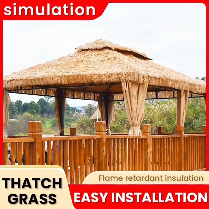 1M*17M Mexican Artificial Thatch Straw Roof Decoraions Fireproof ...