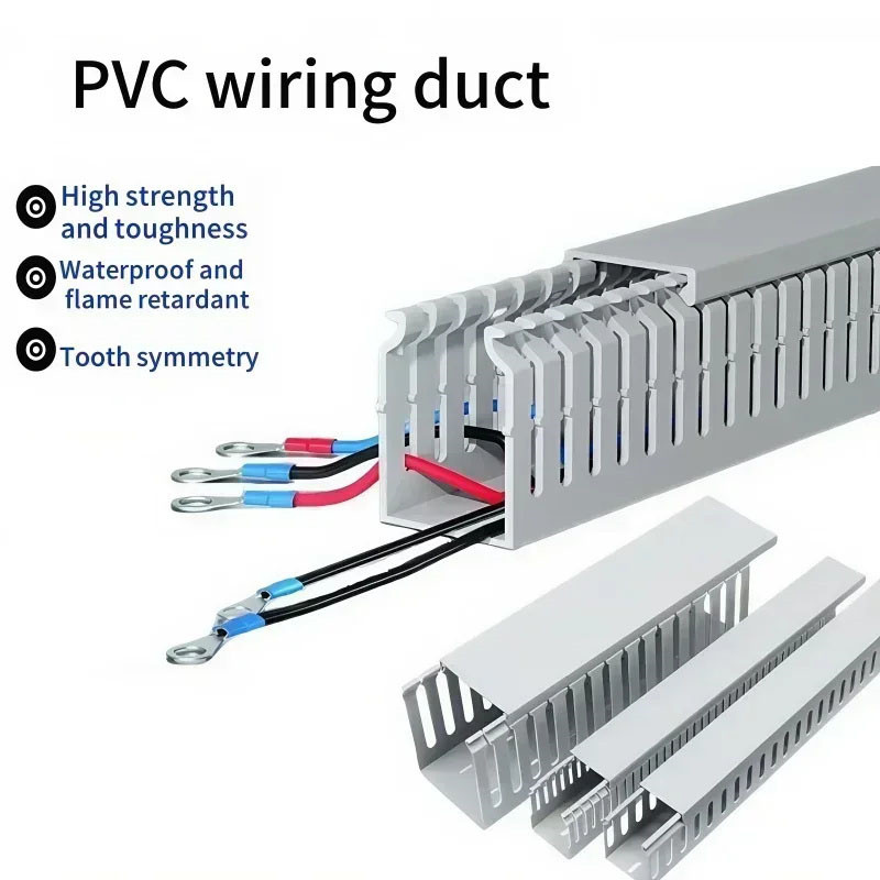 PVC Cable Management Tray Home Office Desk Wire Organizer Industrial ...