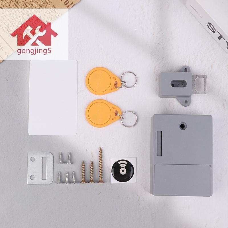 IGO Smart Sensor Invisible Lock RFID Card Keykob Drawer Lock Hidden ...