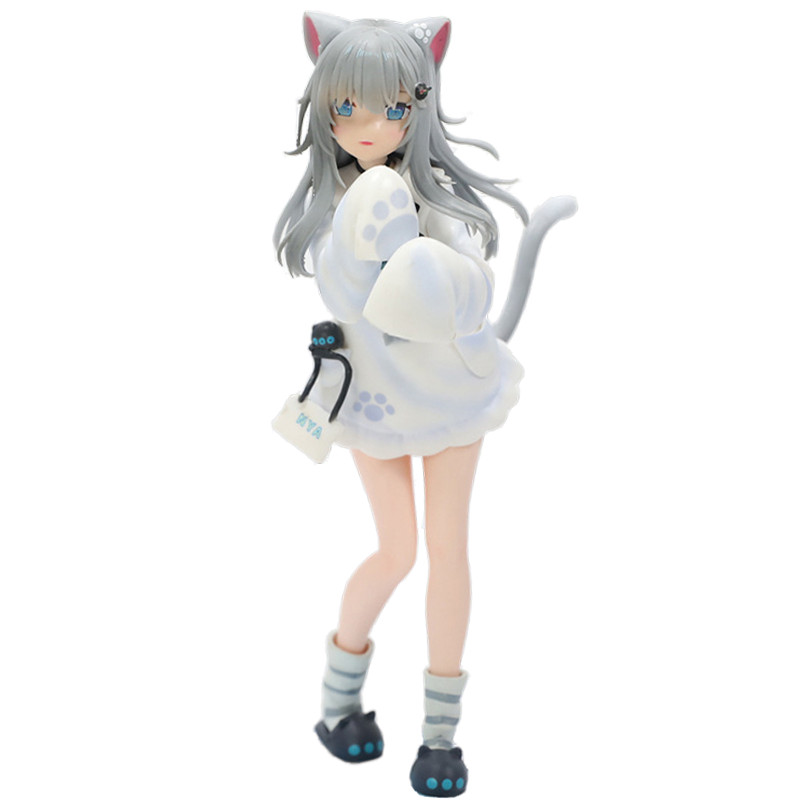Nachoneko Action Figure Channel Hennyano Cat Girl Action Figures Game ...