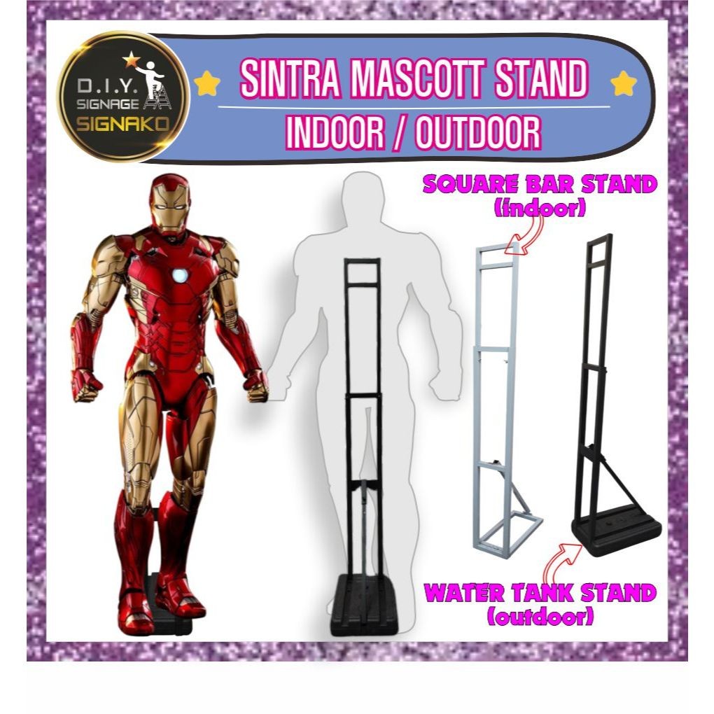 Super Durable Life Size Human Board Standee / Sintra Mascot Stand Promo ...