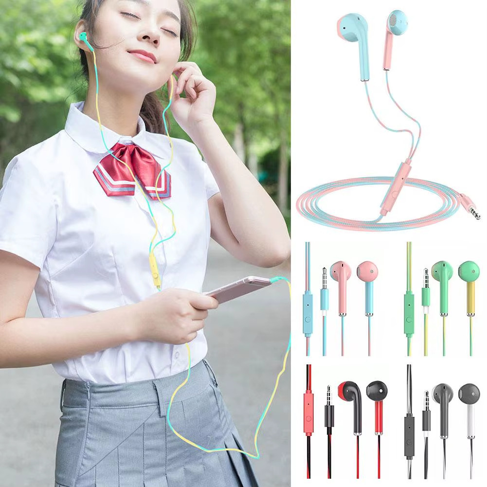 Macaron U24 Universal Hi-Fi Earphone Mic with Storage Box Headset In ...