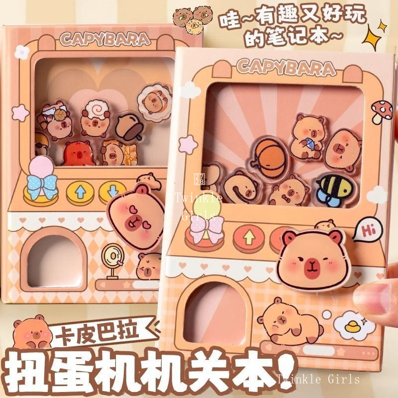 Capybara Kuromi Cinnamoroll Gacha Machine Notebook Creative Fun ...