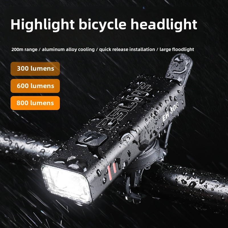 ESLNF Bike Light USB Rechargeable LED Bicycle Lights 4 Modes MTB ...