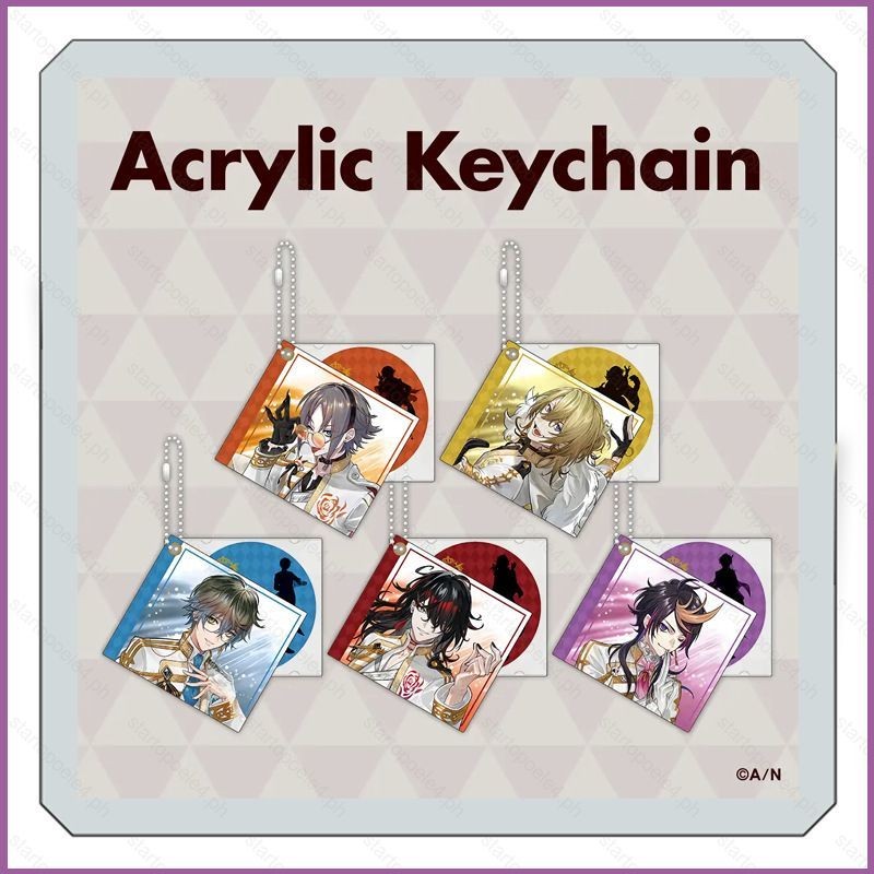 Luxiem Keychain Vox Luca Mysta Ike Shu Keyring Bag Pendant NIJISANJI ...