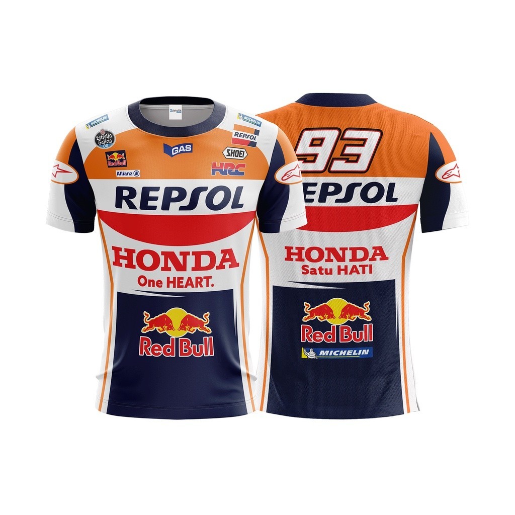 Latest Tshirts 2024 Moto GP Honda Personalized Customized Logo 3D ...