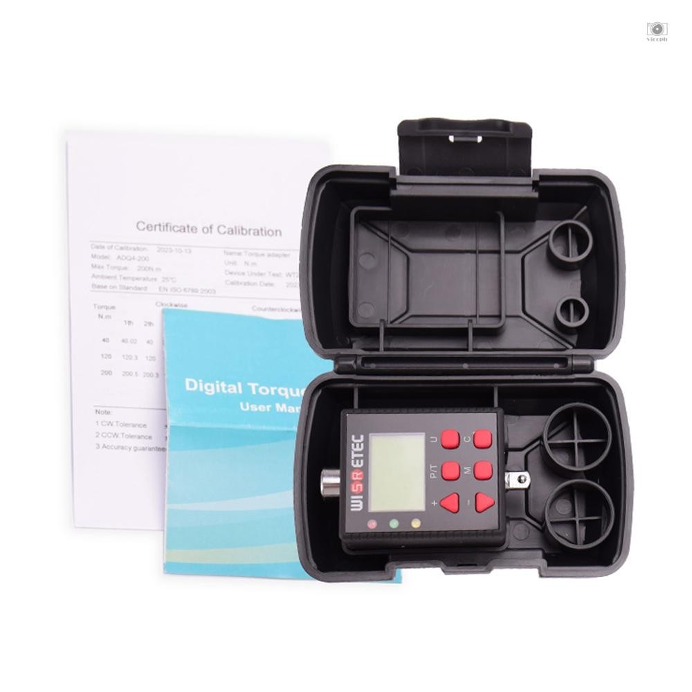 WISRETEC Two Modes Wrench Torque Display Wrench Led Indicator Buzzer ...