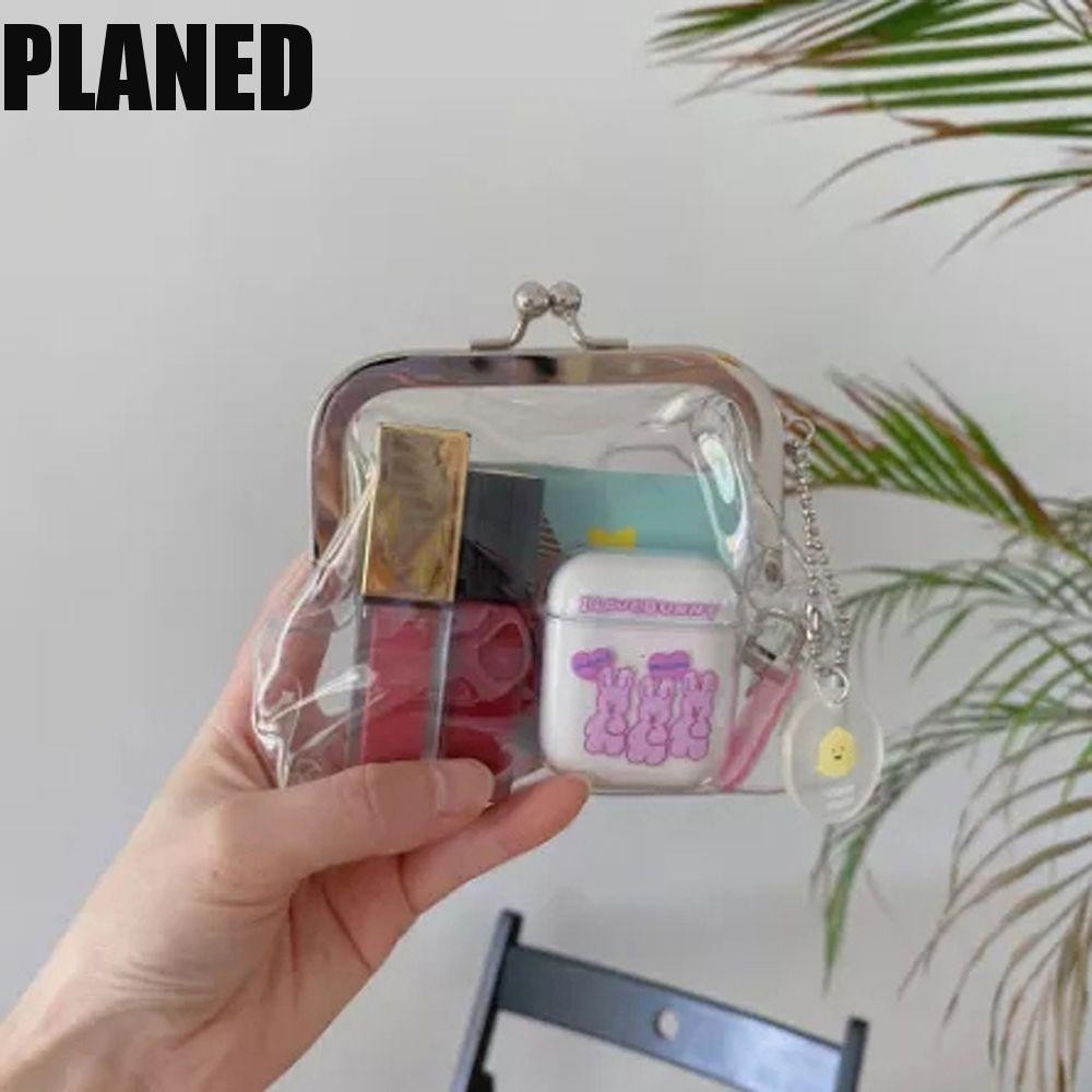 PLANED Transparent Coin Purse Ins style Multifunctional Money Bags Kiss ...