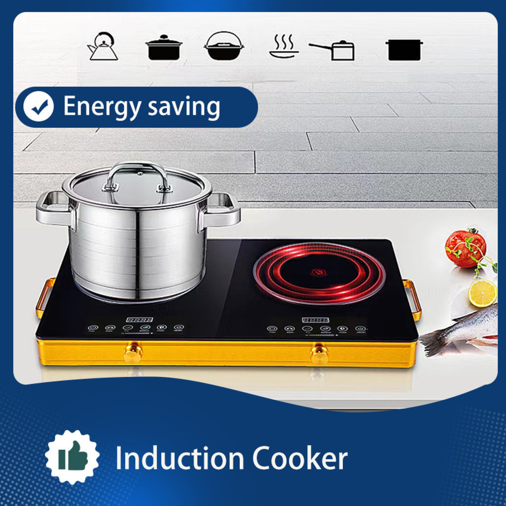 3500W Burner Vertical Cooktop Energy Efficient Induction Cooker ...