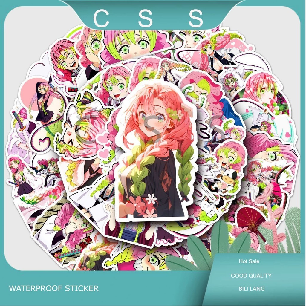 CSS 50pcs/set Kanroji Mitsuri Graffiti Waterproof Sticker Demon Slayer ...