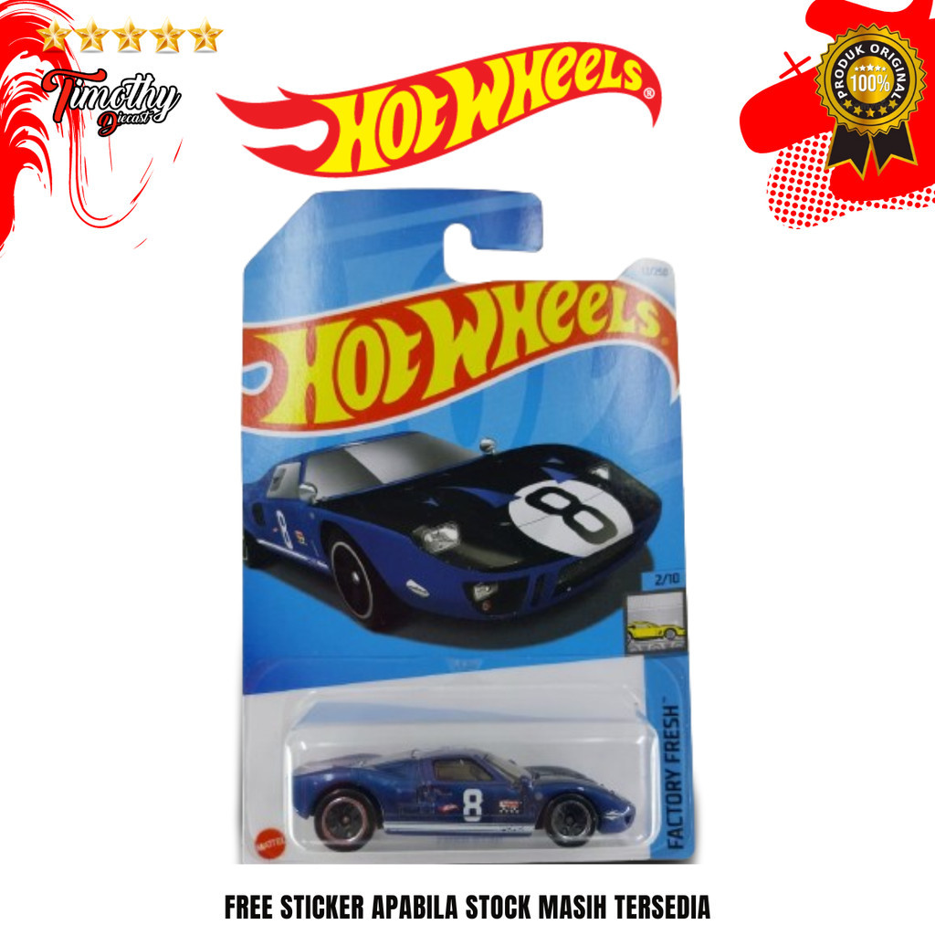 Hot Wheels Ford GT40 Navy Rally Figure 8 Factory Fresh | Shopee Philippines
