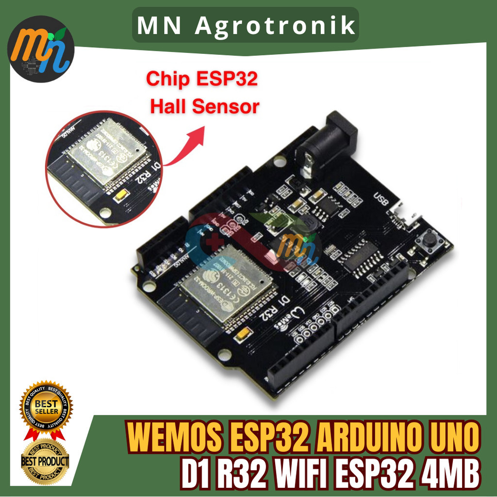 Wemos ESP32 ARDUINO UNO D1 R32 WIFI ESP32 4MB | Shopee Philippines