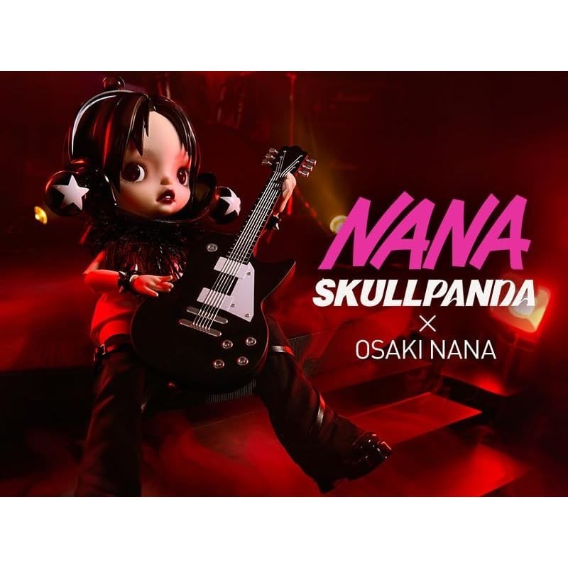 POPMART SKULLPANDA × Osaki Nana Action Figure Gachapon Blind Box Figure ...