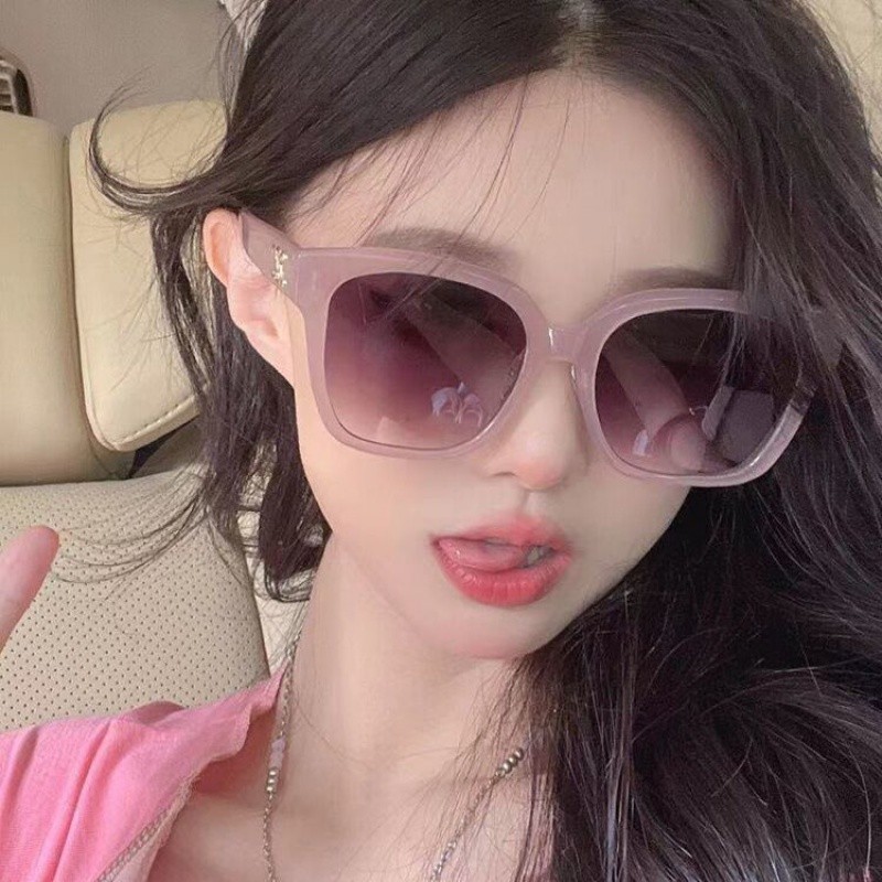 2024New Internet Celebrity Square Sunglasses for Women Korean ...