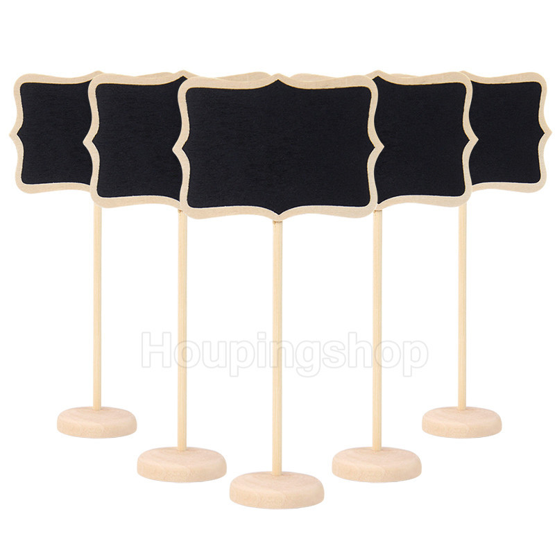 Wedding Blackboard Mini Wooden Chalkboard Message Sign Food Buffet ...