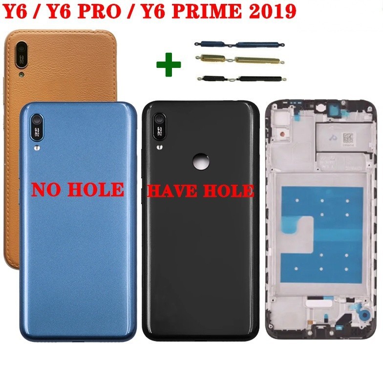 Back Battery Cover housing For Huawei Y6 Prime Pro 2019 Middle frame ...