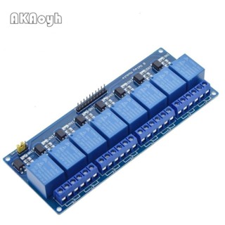 5V 12V 8 Channel Relay Module Shield With Optocoupler 8 Way Relay Board ...