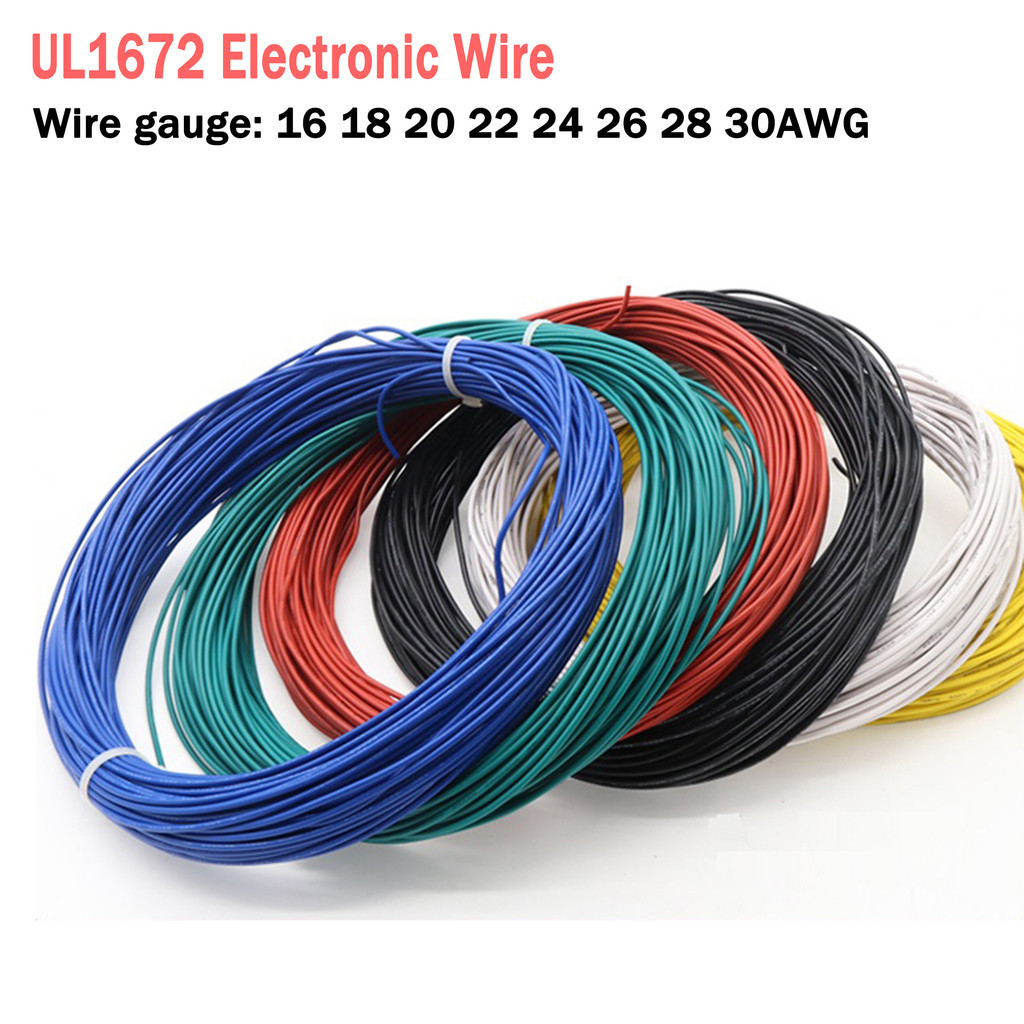 1Meter UL1672 Electronic Wire 16AWG -26AWG PVC Double Insulated Supply ...