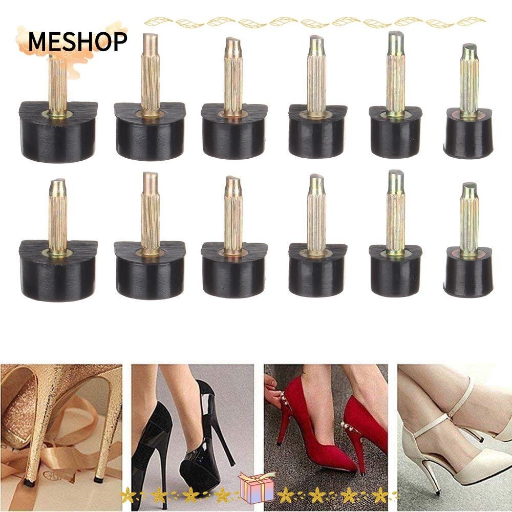 ME 10pcs Stiletto Replacement Black Shoe Repair High Heel Nails High ...