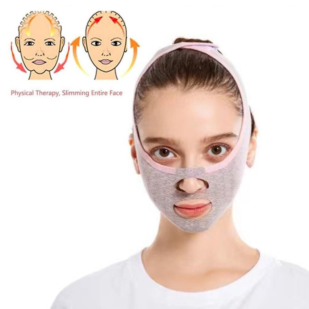 V Line Shaping Mask Face Slim Face Bandage Firming Double Chin Plastic ...