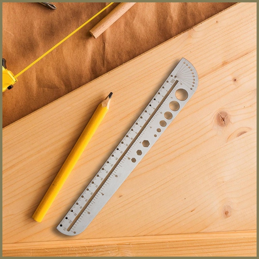 Geometric Ruler Scale Ruler Mathematics Drawing Ruler Metal Ruler Scale ...