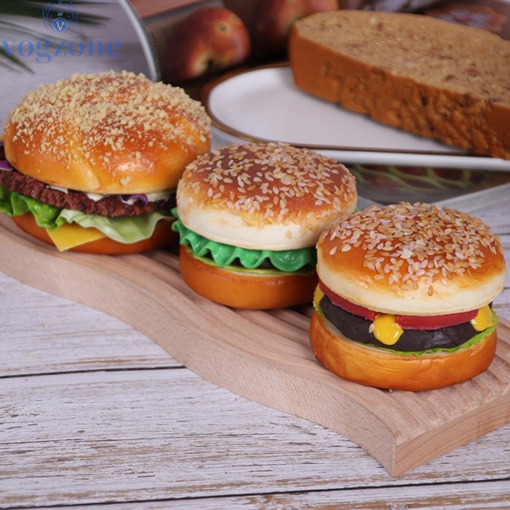 Burger Fake Bread Food Props Food Toys Model Simulation Bread ...
