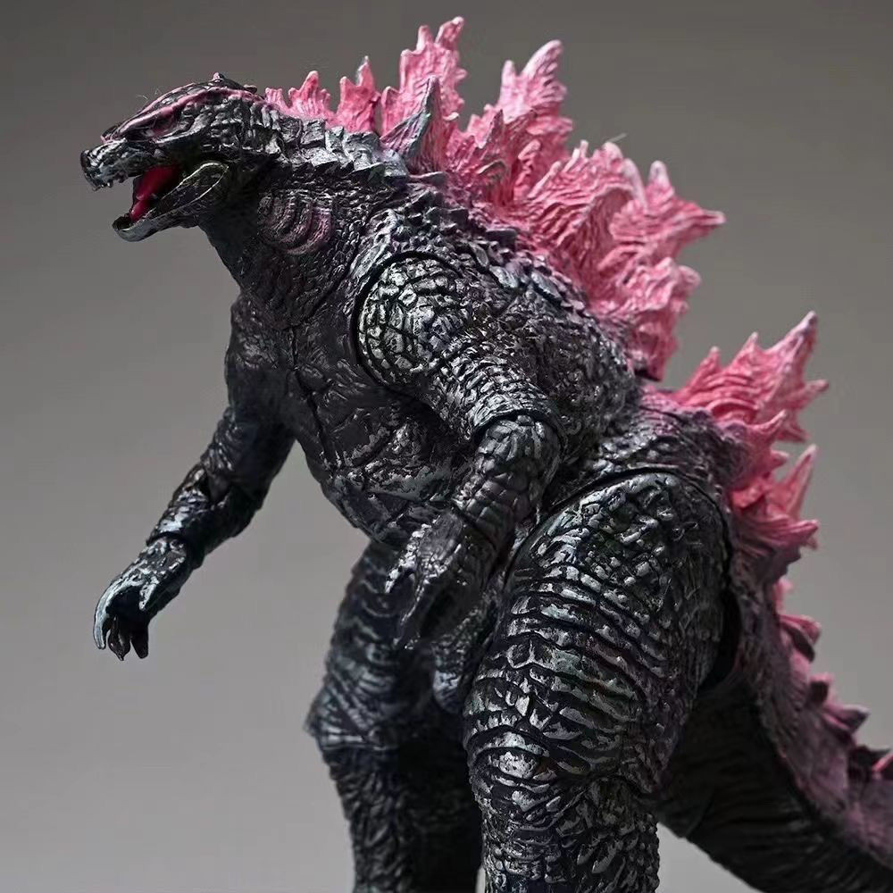 Domestic 2024 Godzilla vs King Kong 2 Pink Rise Godzilla Movable Model ...