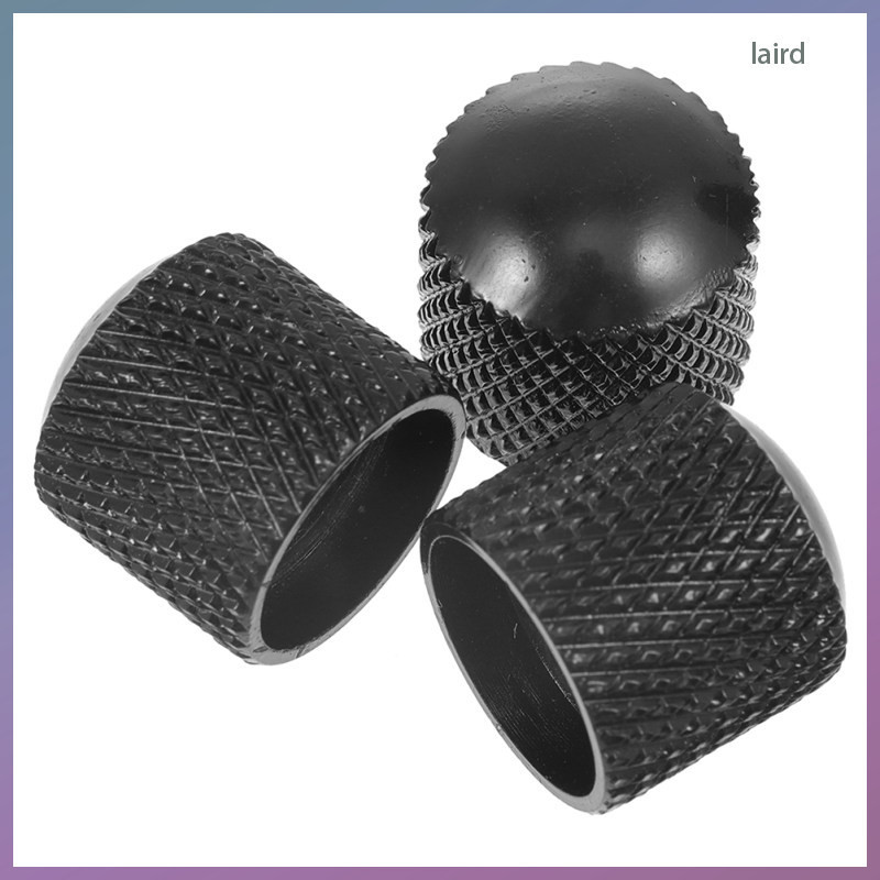 3 Pcs Guitar Accessories Volume Knob Electric Control Metal Knobs Caps ...