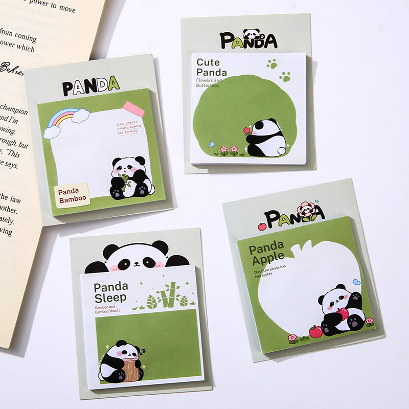 30 Sheets Cute Cartoon Panda Series Note Paper Memo Pad School Student ...