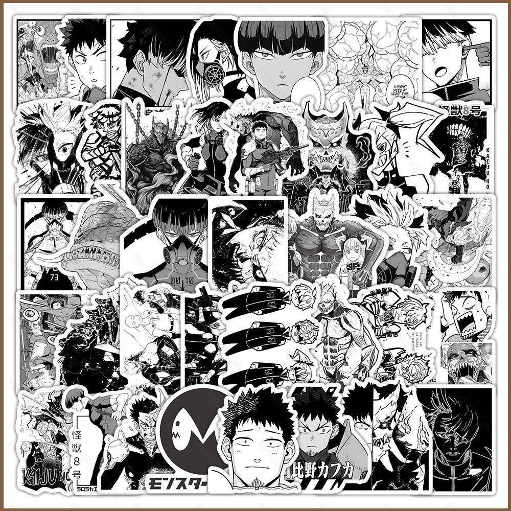 Sy 50PCS/Set Kaiju No 8 Kafka Hibino Mina Ashiro Stickers Guitars ...