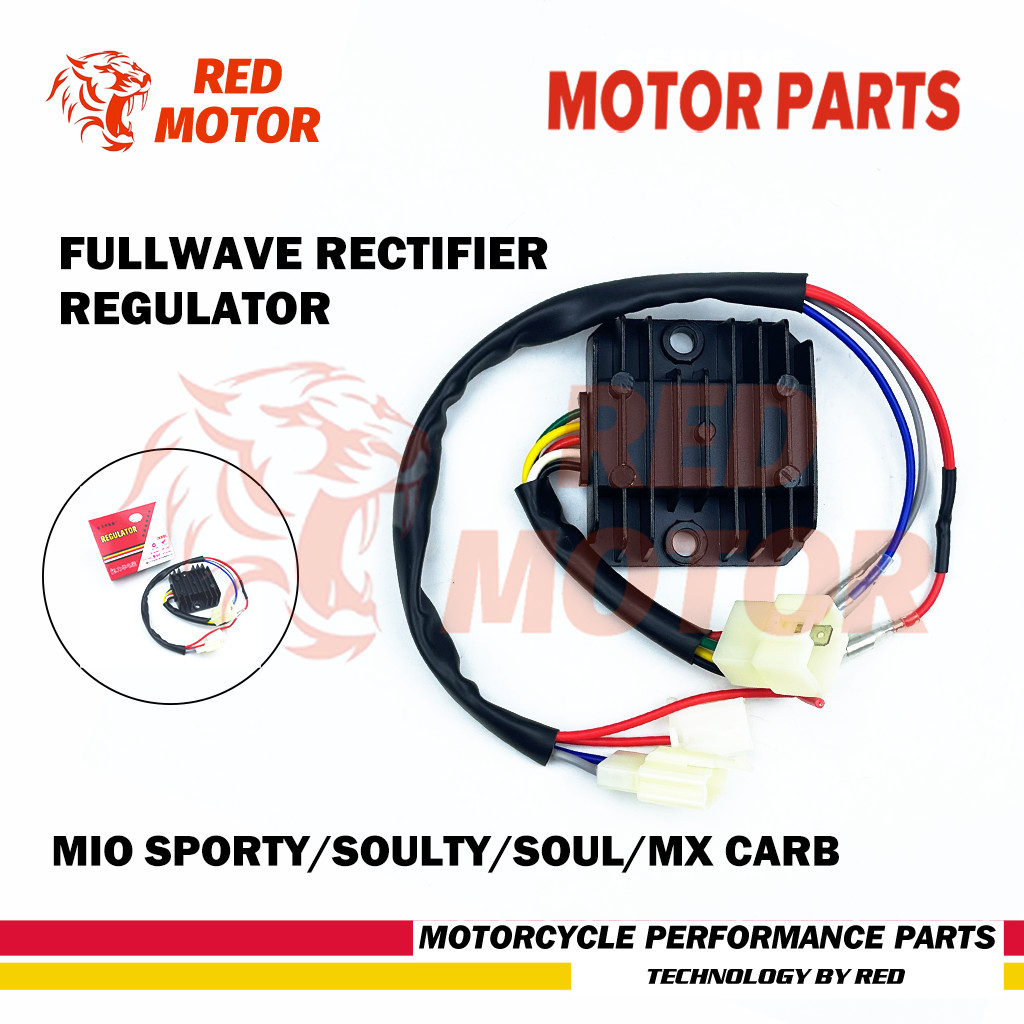 FULLWAVE RECTIFIER REGULATOR FOR MIO SPORTY/MIO SOULTY/MIO SOUL/MX CARB ...