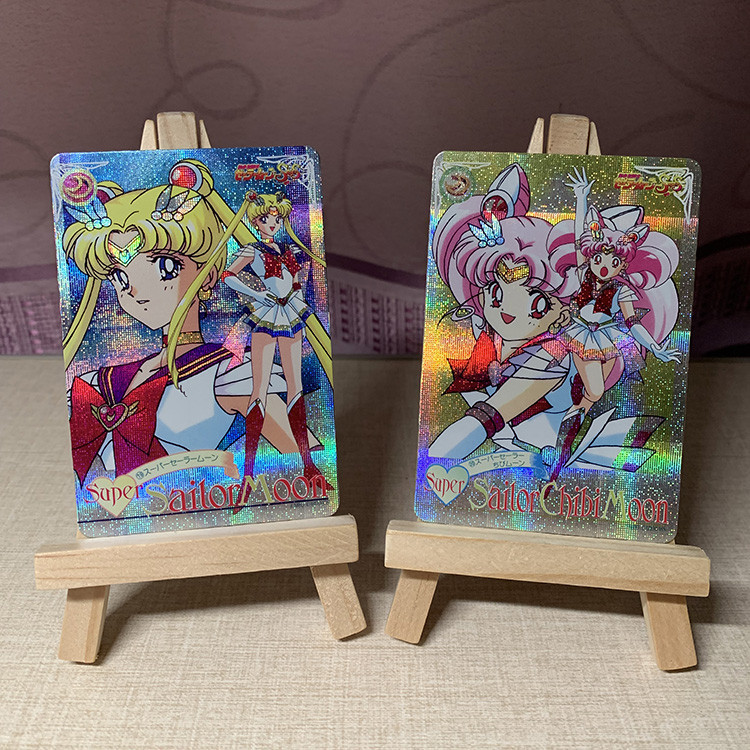Sailor Moon JUMBO Three-Bullet Series Replica Flash Card Card | Shopee ...