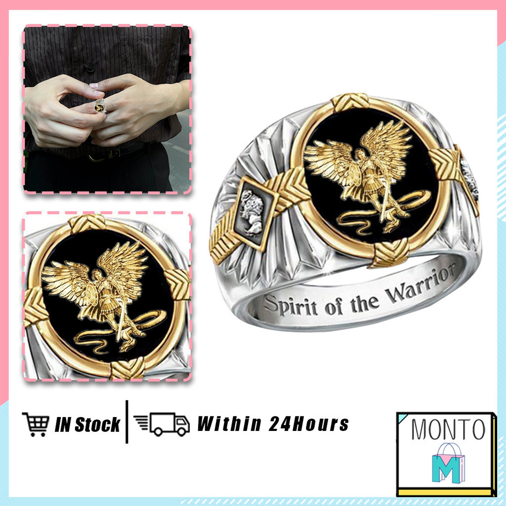 Viking Ring Men's Hip Hop Ring New Style Ring Western Mythology St ...