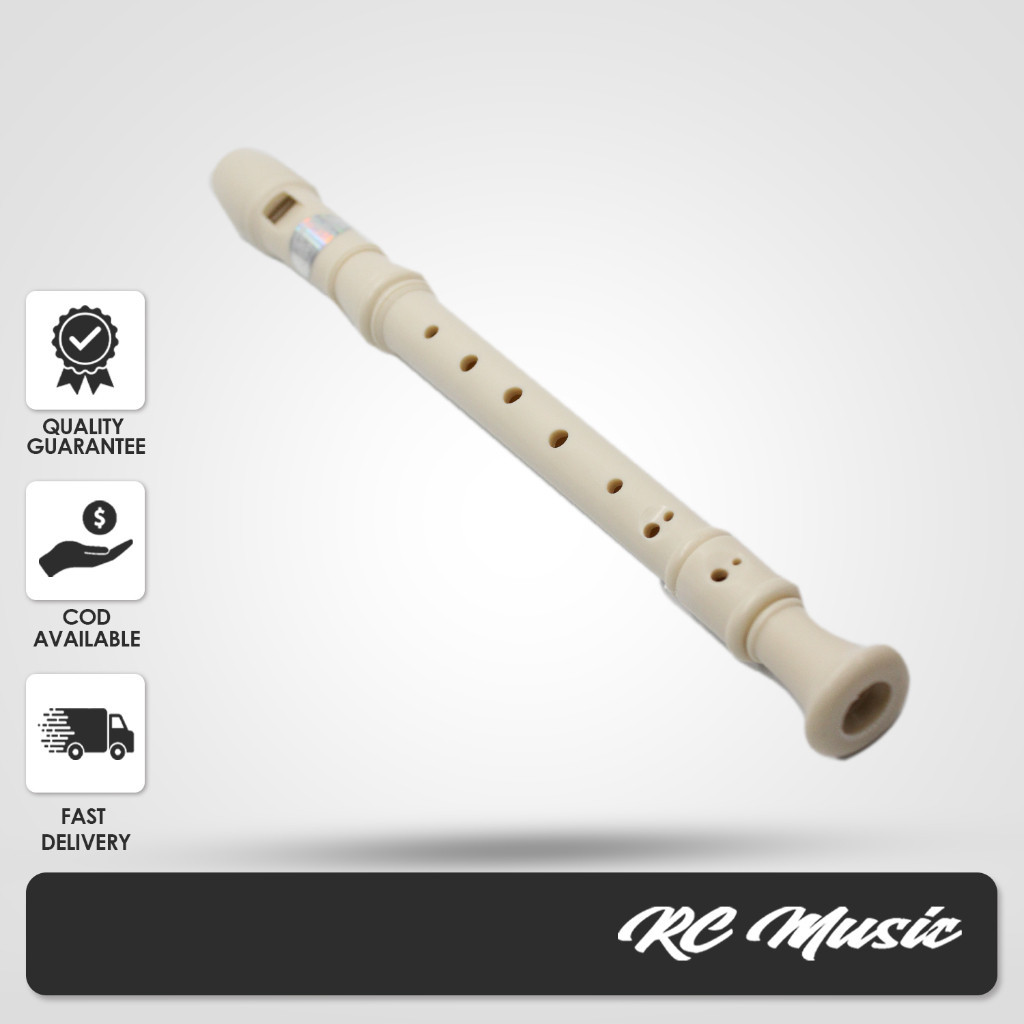 RC Music Global Fissler Flute Recorder (Ivory) Music Instrument for ...