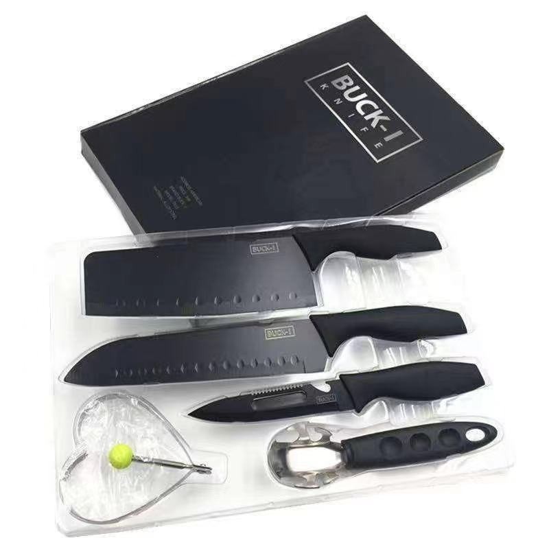 5-piece knife set kitchen knife kitchenware | Shopee Philippines