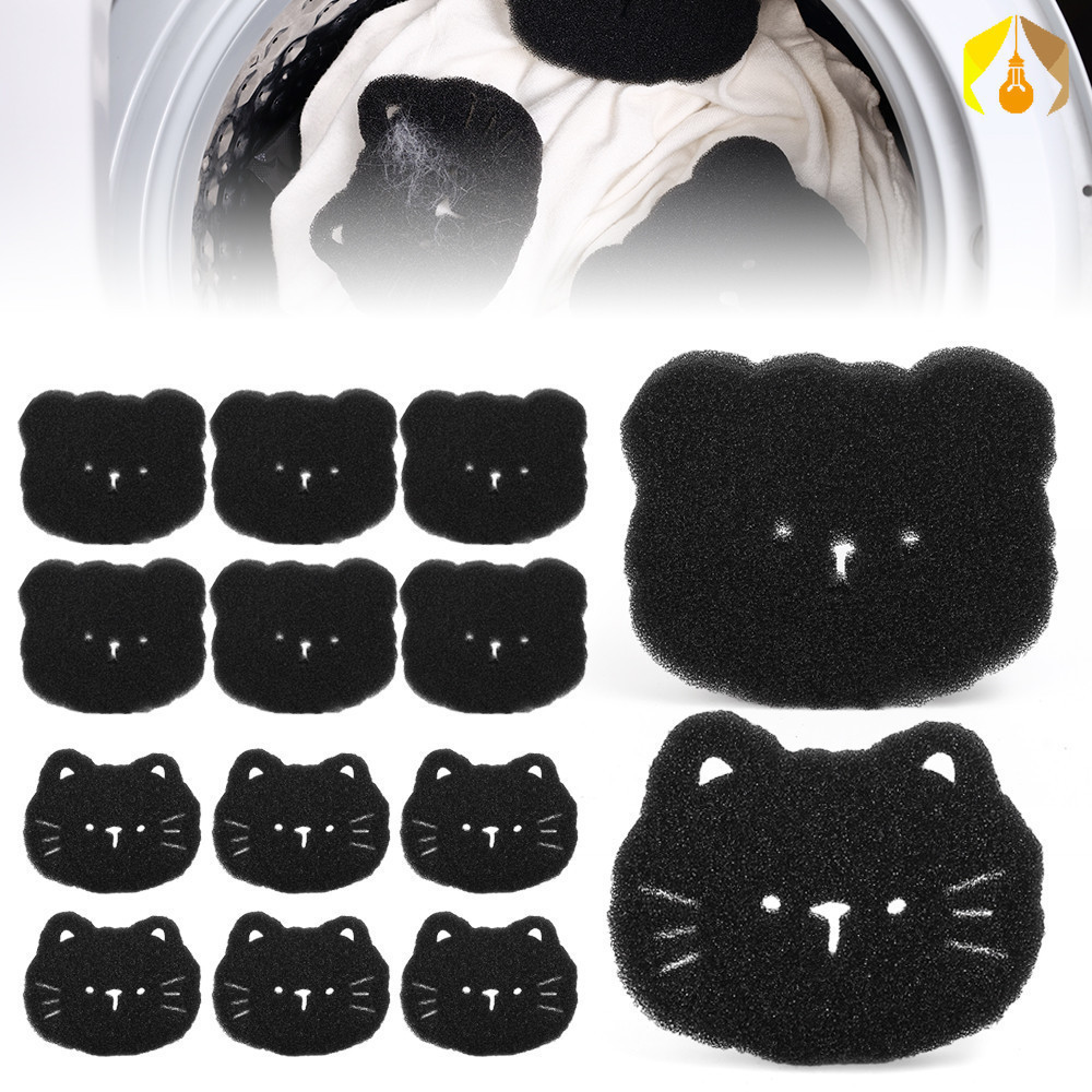 Multipurpose Clothes Hair Cleaning Balls - Cartoon Cat Bear Shape Lint ...
