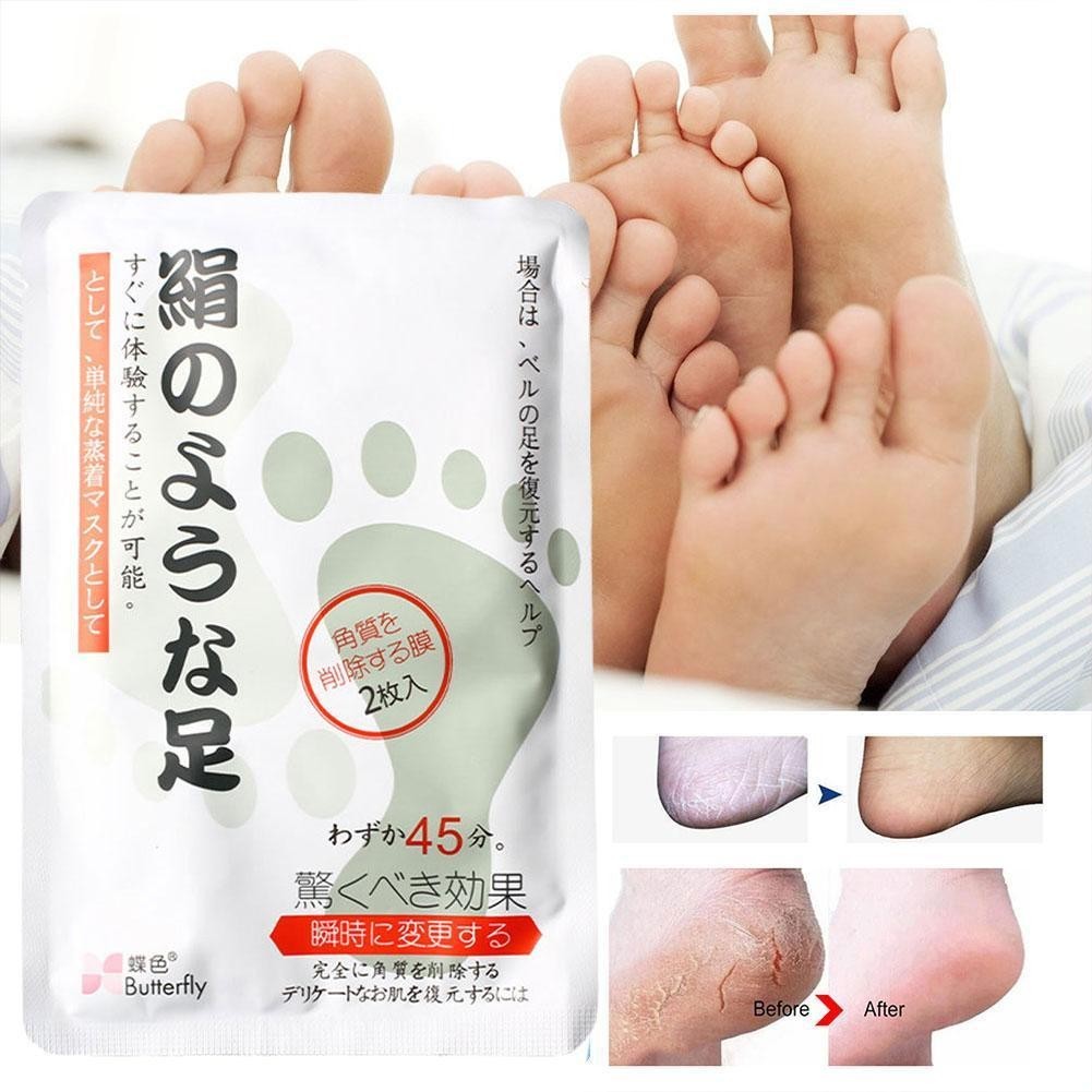 Japan Foot Peeling Mask Get Baby Soft Feet Overnight With Mask | Shopee Philippines