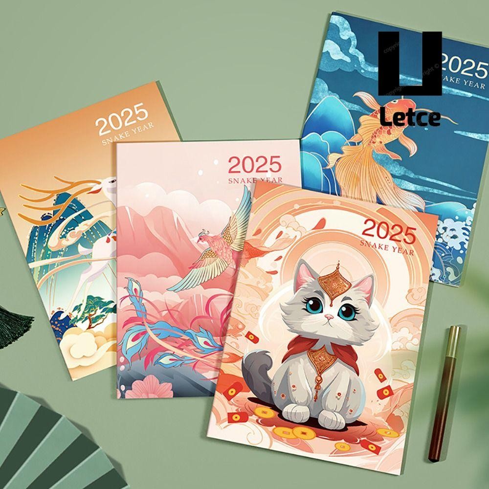 LETCE Schedules Notebook, A4 Work Efficiency Planner Notebook, Portable ...