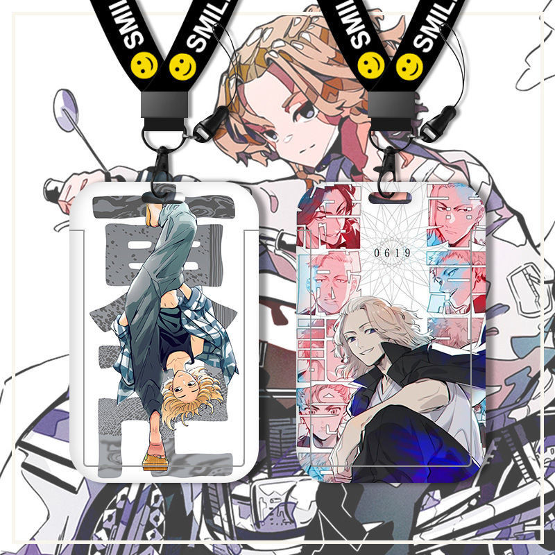 Tokyo Revengers‌ Mikey DIY Student Card Set Campus Card Bus Card Holder ...