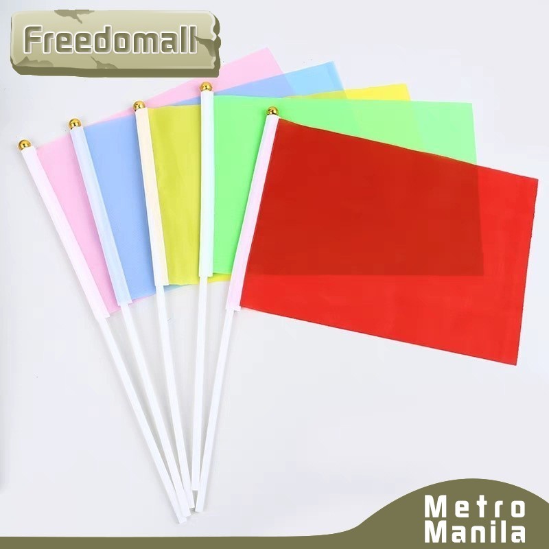 50pcs 14*21cm Mini Flags Small Square Flag Handheld Square Flags Signal ...