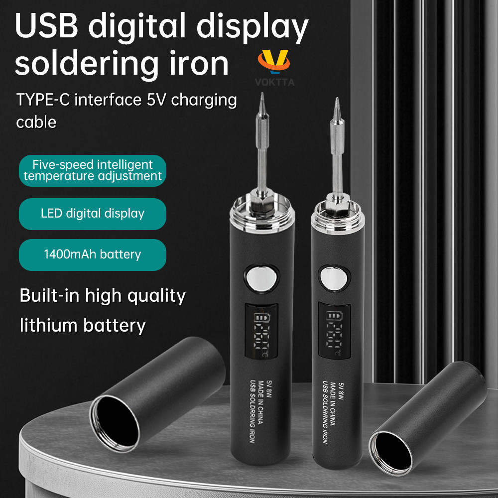Voktta USB soldering iron TYPE-C interface plug-in three-speed ...