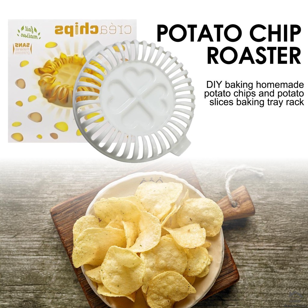 Microwave Potato Chip Maker Potato Chippers Baking Tray | Shopee ...