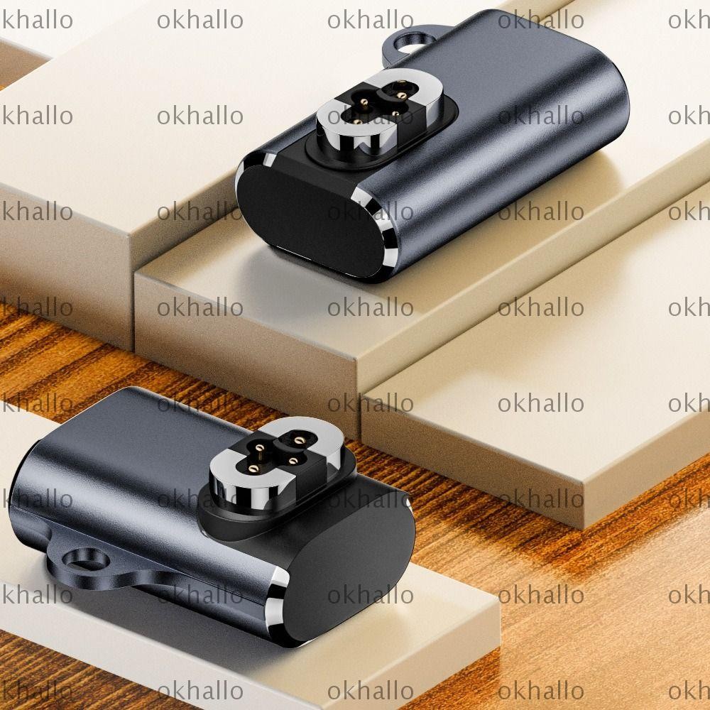 OKHALLO Charging Adapter, Bone Conduction Headphone 90 Degree Bending ...