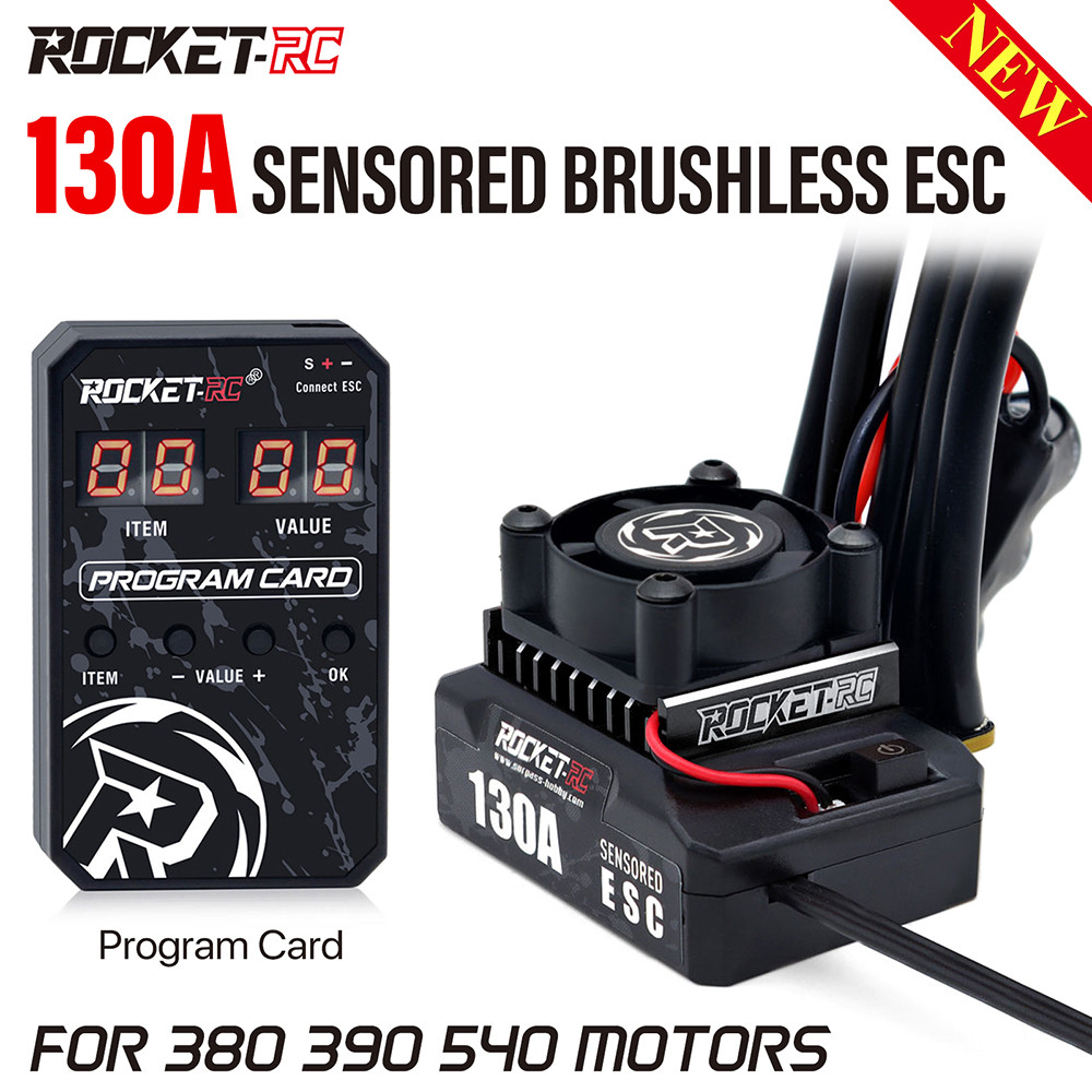 ROCKET-RC New Brushless ESC Electronic Speed Controller 130A Sensored ...