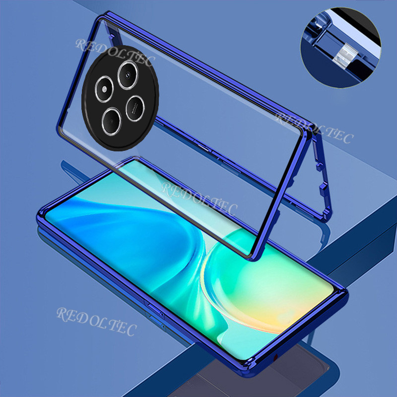 For Redmi 14C Casing 360 Full Lens Protection Magnetic Metal Case ...